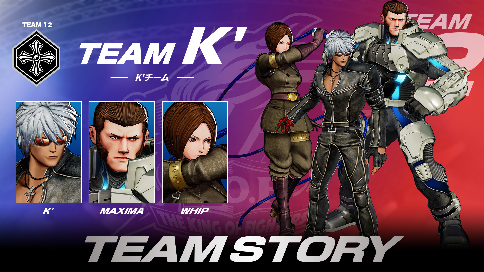 The King of Fighters XV presenta al Equipo K' — Wardea
