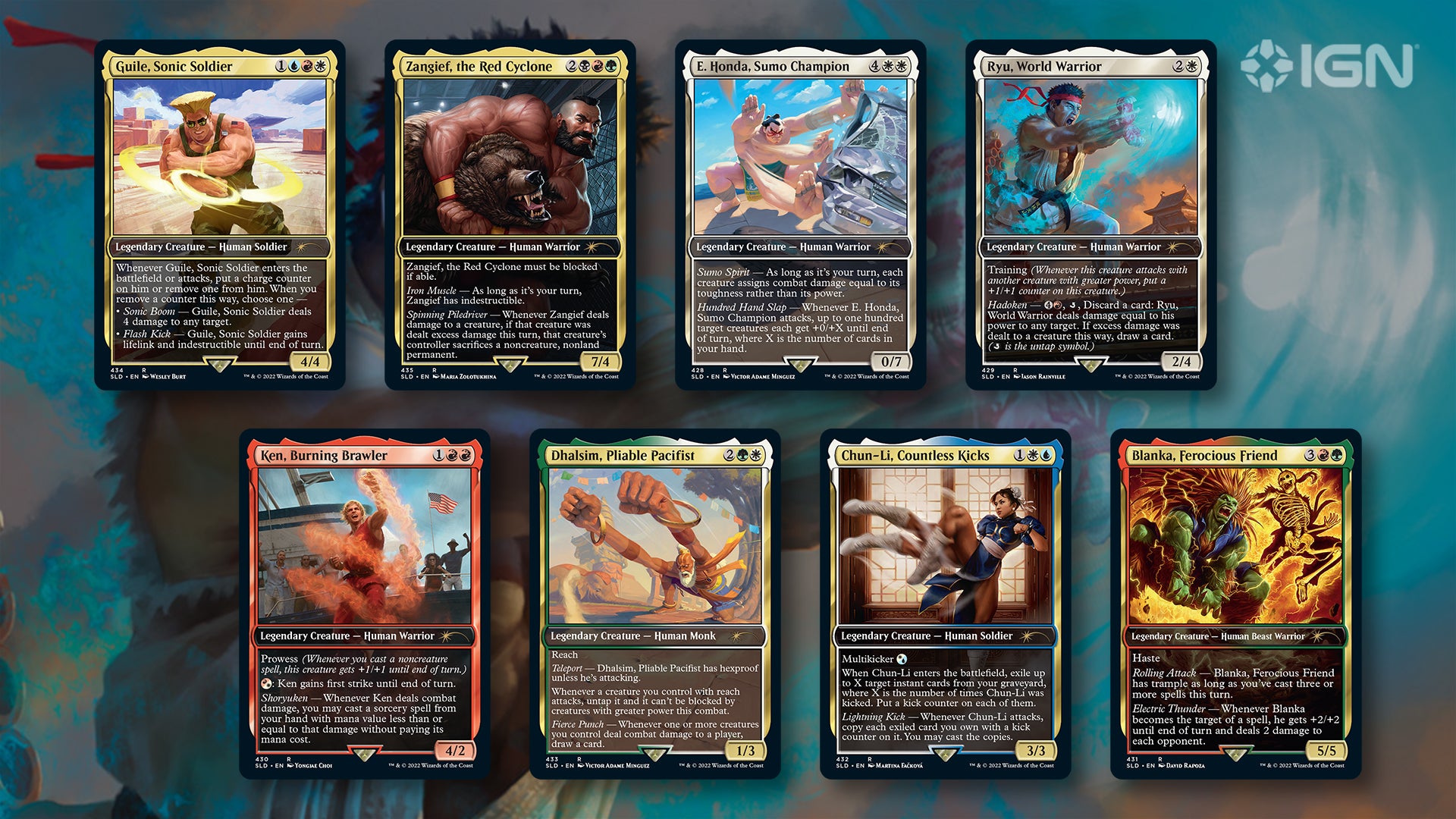Street Fighter detalla colaboración con Magic: The Gathering — Wardea