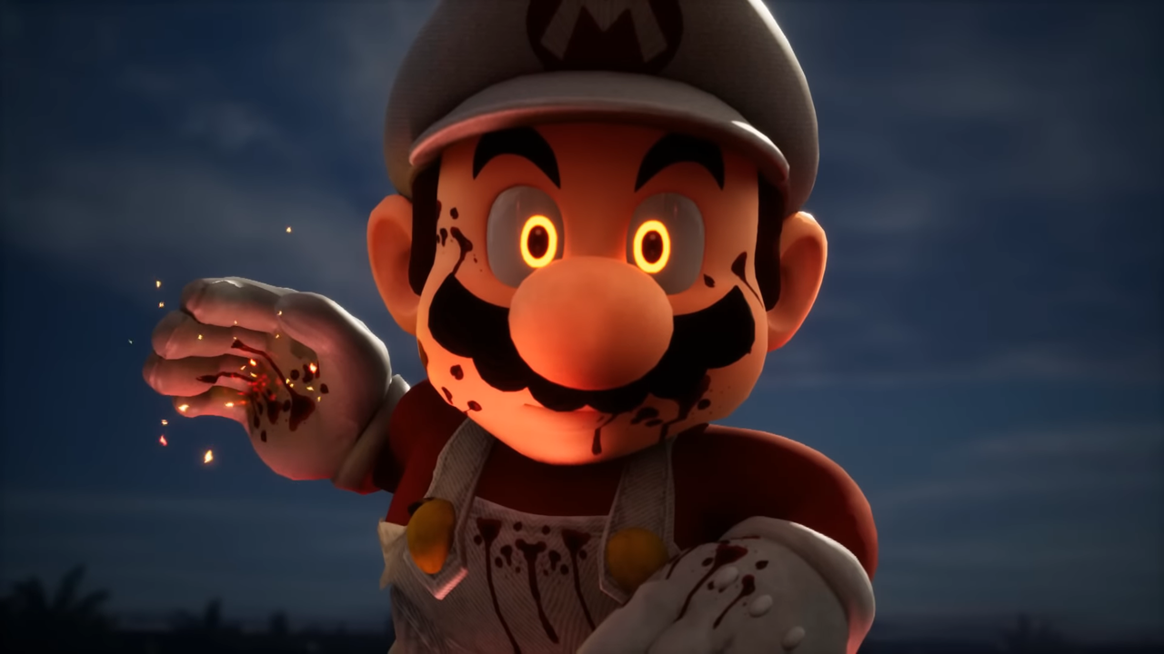 Super Mario muestra su lado violento en un juego de terror hecho por un ...