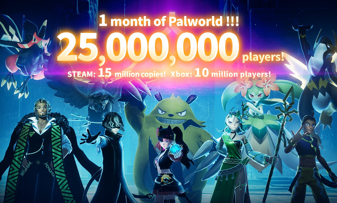 Palworld alcanza ventas millonarias en su lanzamiento de Early Access ...